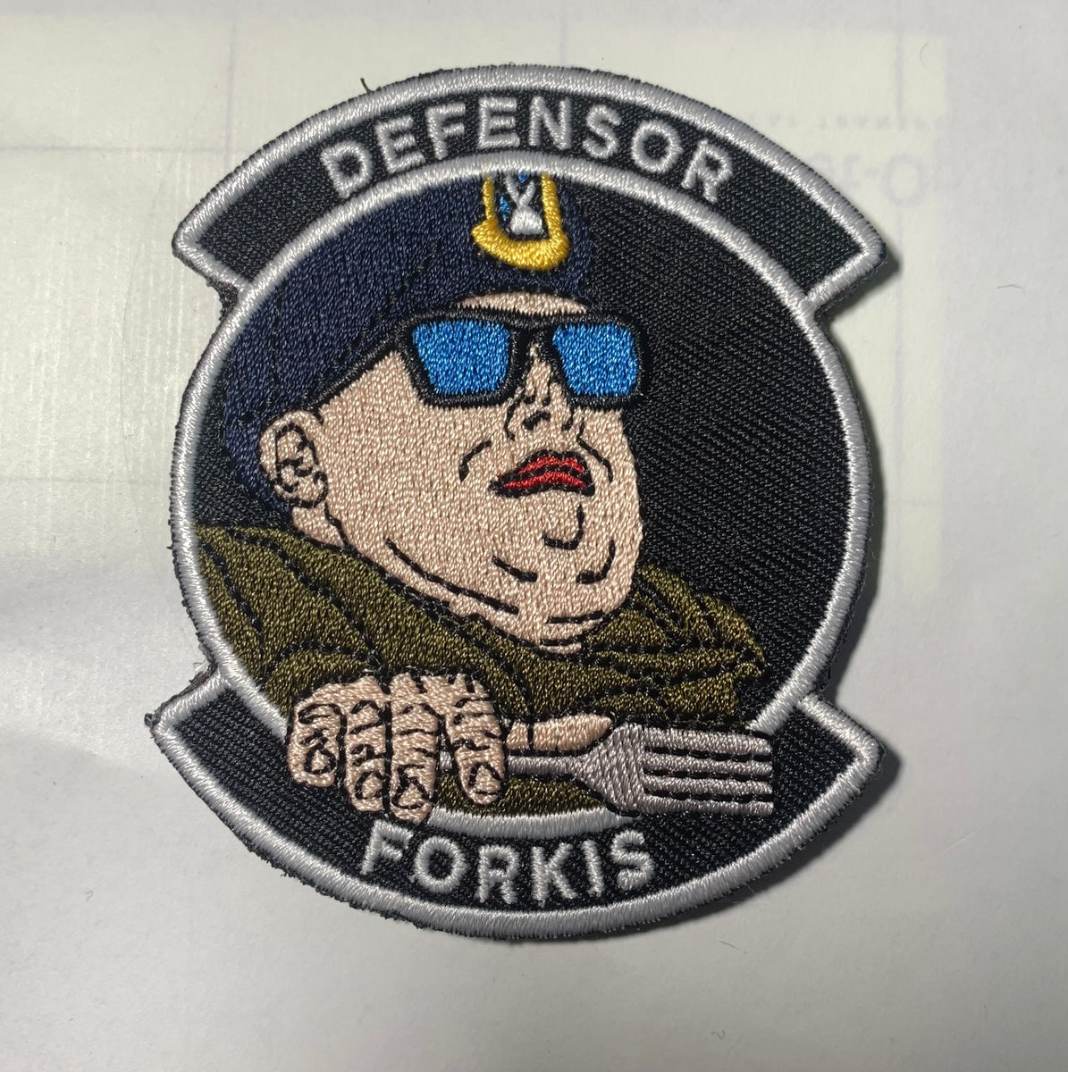 Defensor Forkis Patch – SF Meme Guy